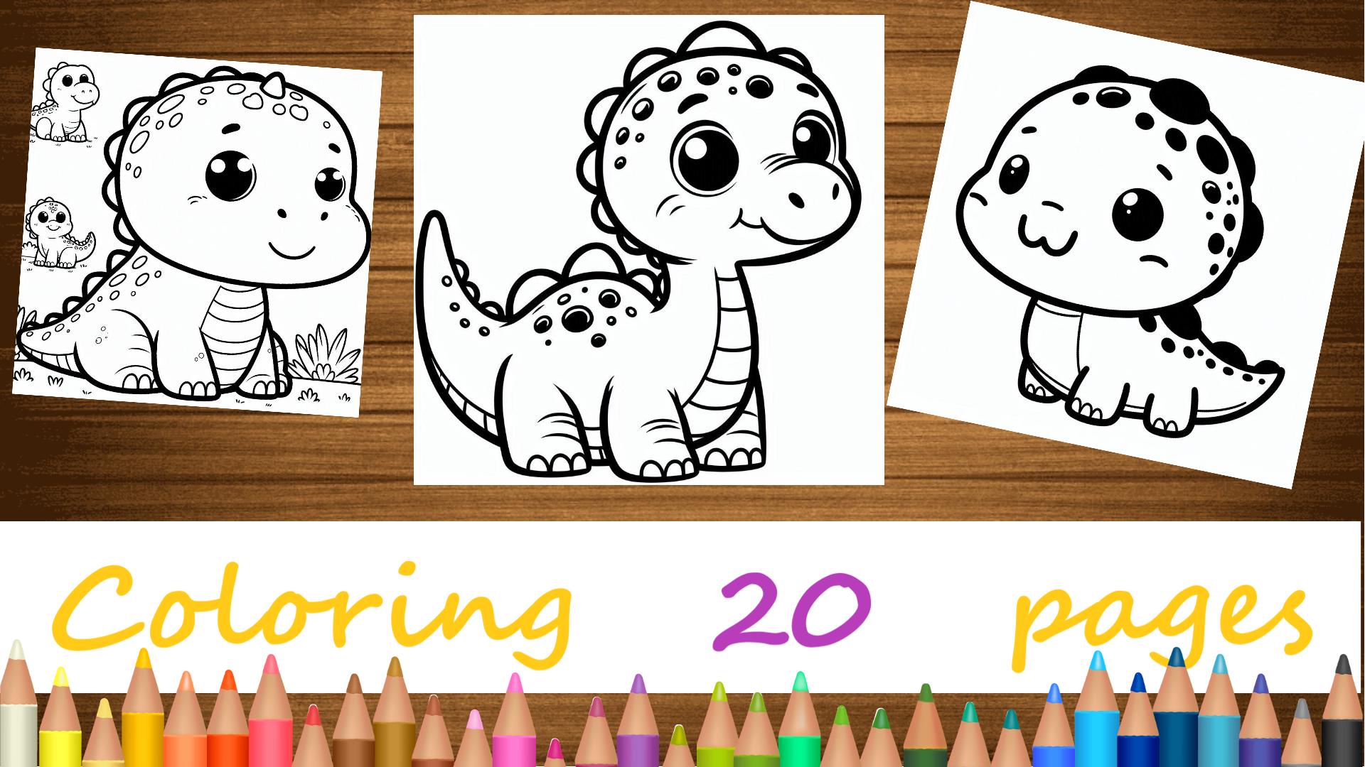 20 Dinosaur Coloring Pages for Kids Coloring Pages Coloring Pages Kids ...