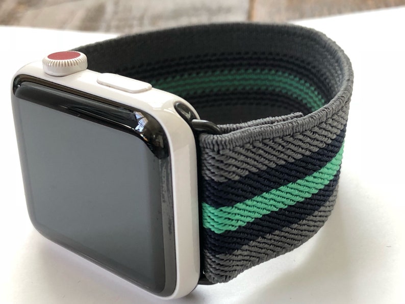 Apple Watch Band NEW Custom Made to Fit Elastic Stretch Comfort Band ...