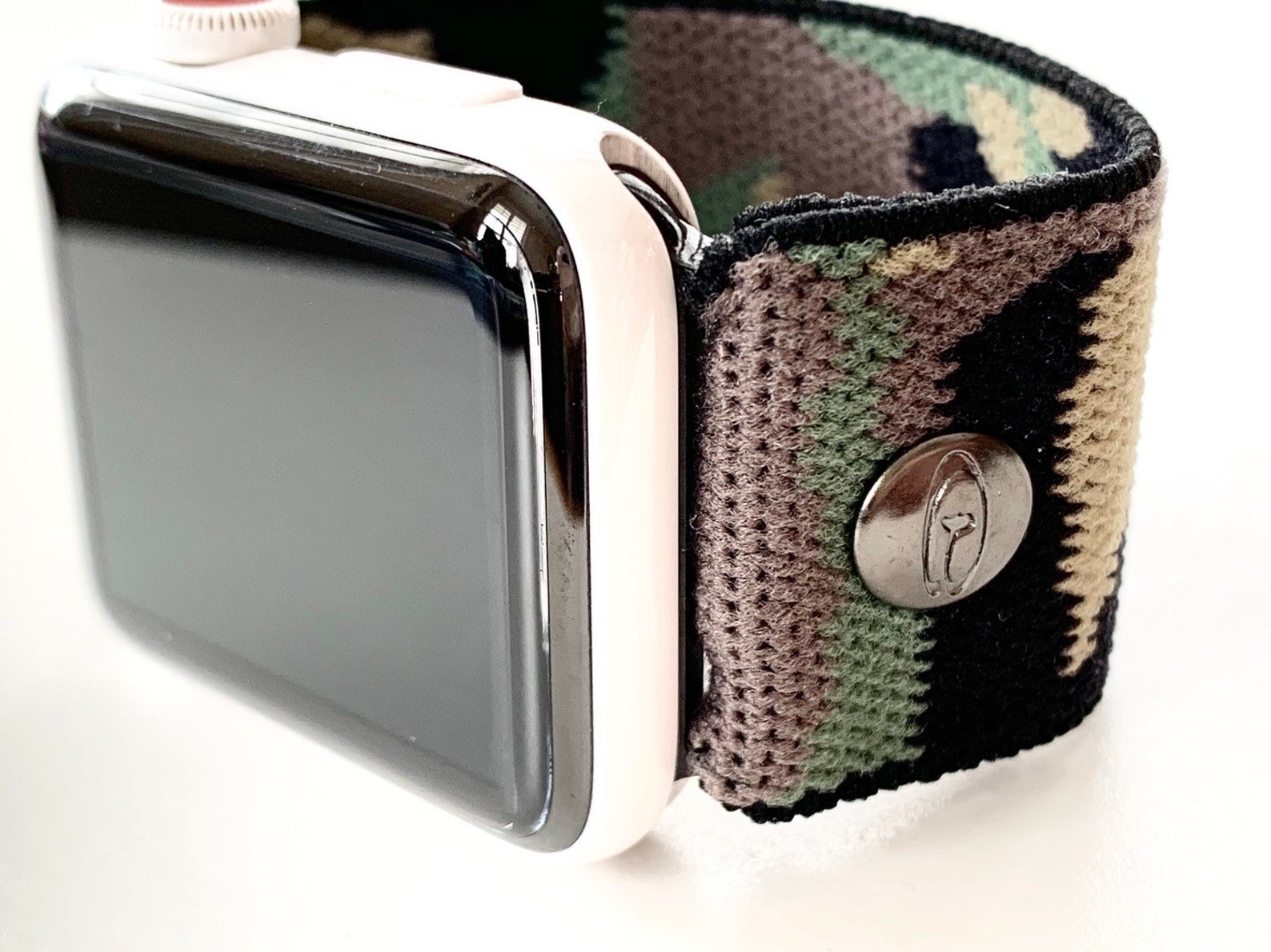 Apple Watch Elastic Apple Watch Band Camo Signature Original - Etsy