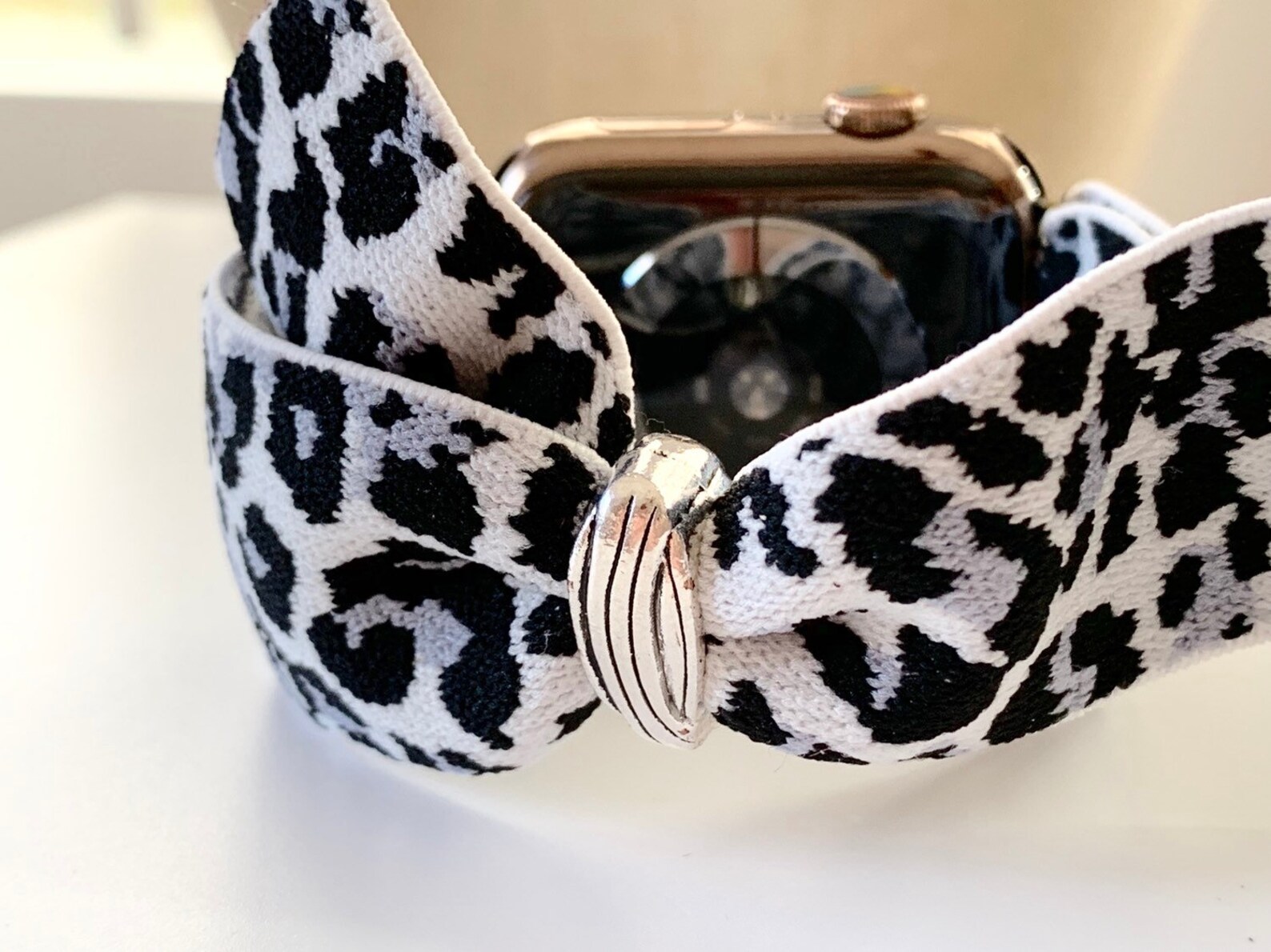 Apple Watch Elastic Apple Watch Band Bow Tie adjustable | Etsy