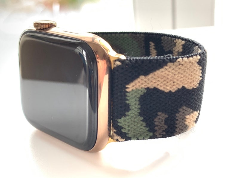 Apple Watch Elastic Apple Watch Band NEW Camo Band Fits ALL - Etsy