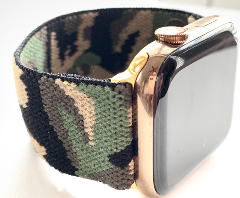 Apple Watch Elastic Apple Watch Band NEW Camo Band Fits ALL - Etsy