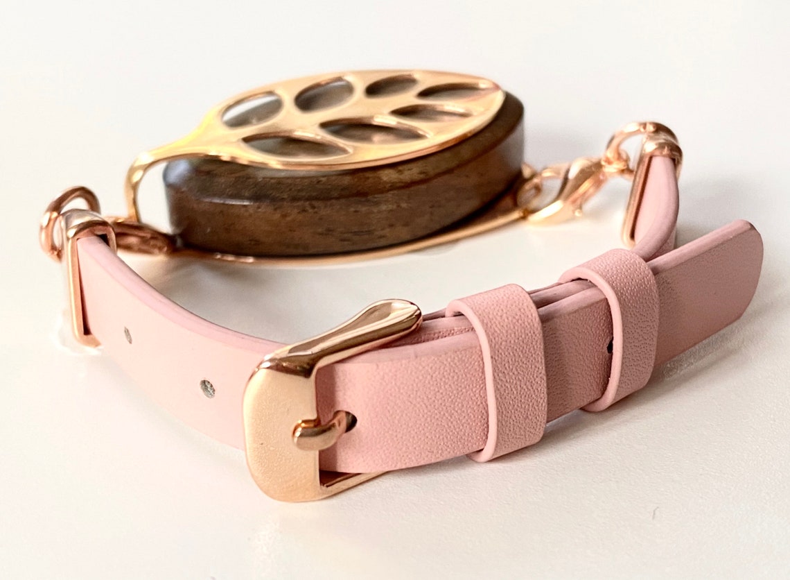Bellabeat Leaf Leather Bands bracelet MORE Colors Rose Gold | Etsy