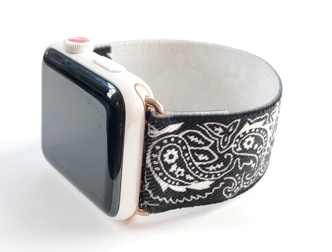 SERIES 4 Apple Watch Band Elastic Stretch for Comfort - Etsy