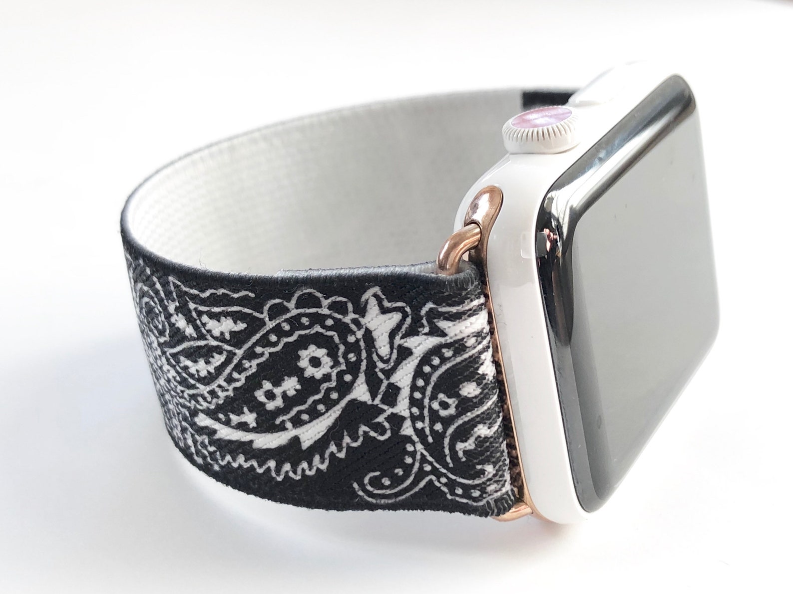 SERIES 4 Apple Watch Band Elastic Stretch for Comfort - Etsy