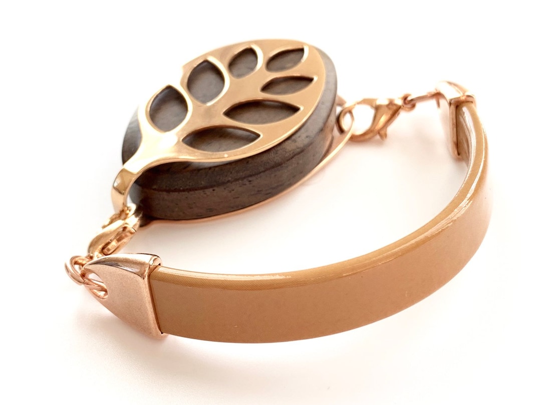 Bellabeat Leaf Bracelet Genuine Patent Leather European in 3 Colors - Etsy