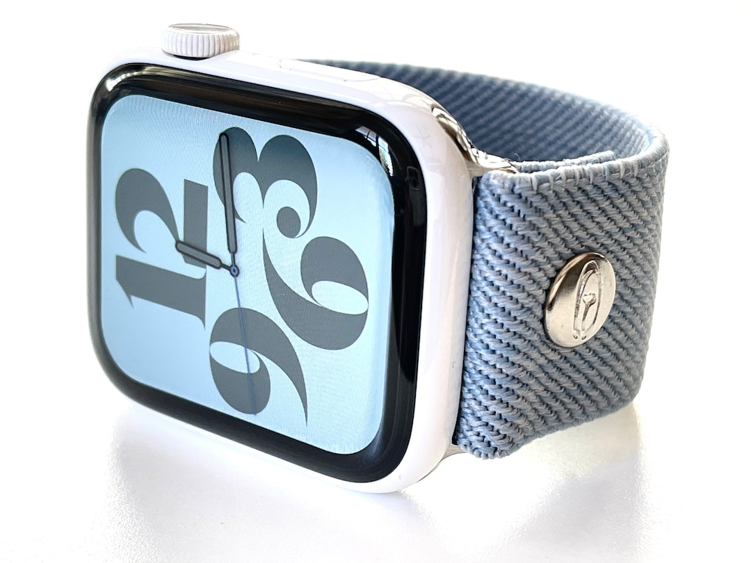 Apple Stretch Watch Band Summer Blue Jean Denim - Etsy