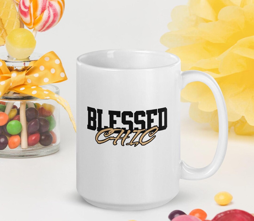 Blessed Mug - Chic Coffee Cup for Christian Lovers | Thankfulness ...