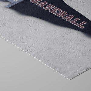 Baseball Art for Boys Room - Set of 6 Prints - Custom Baseball Jersey ...