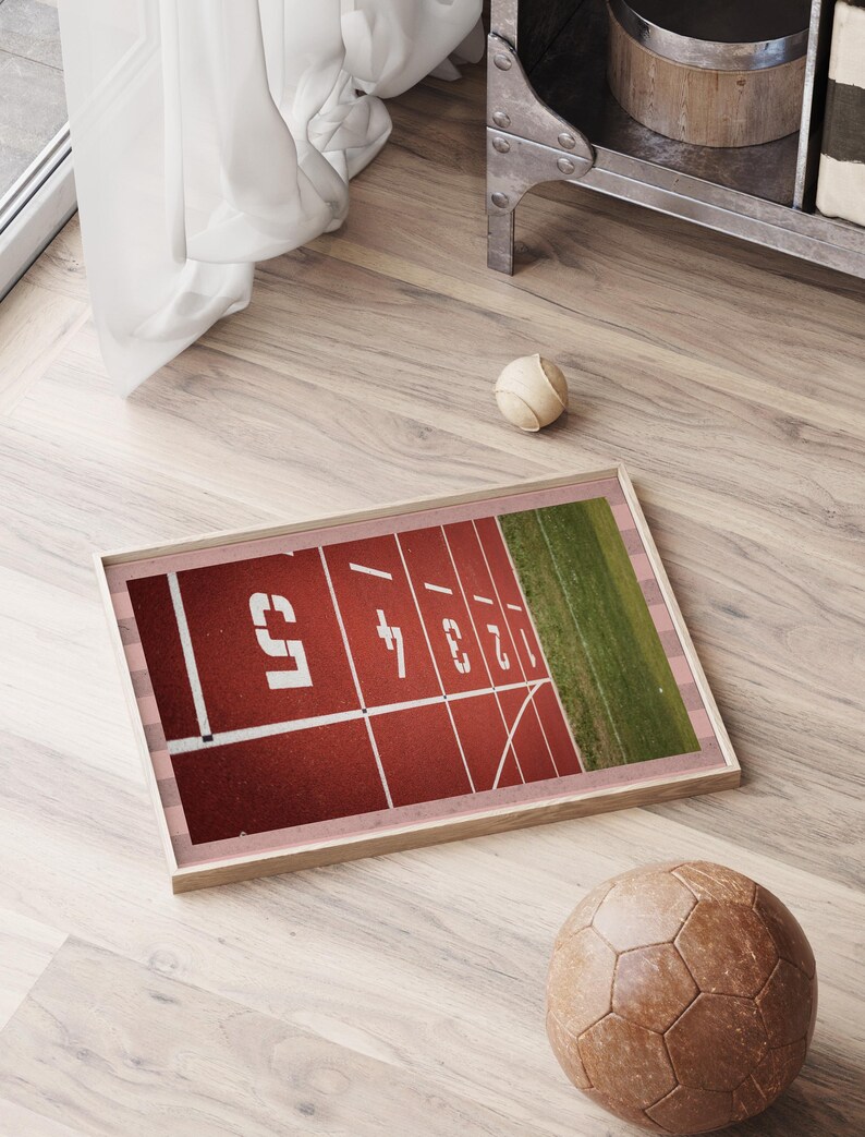 Track and Field Digital Wall Art Set – Personalized Jersey, Pennant ...