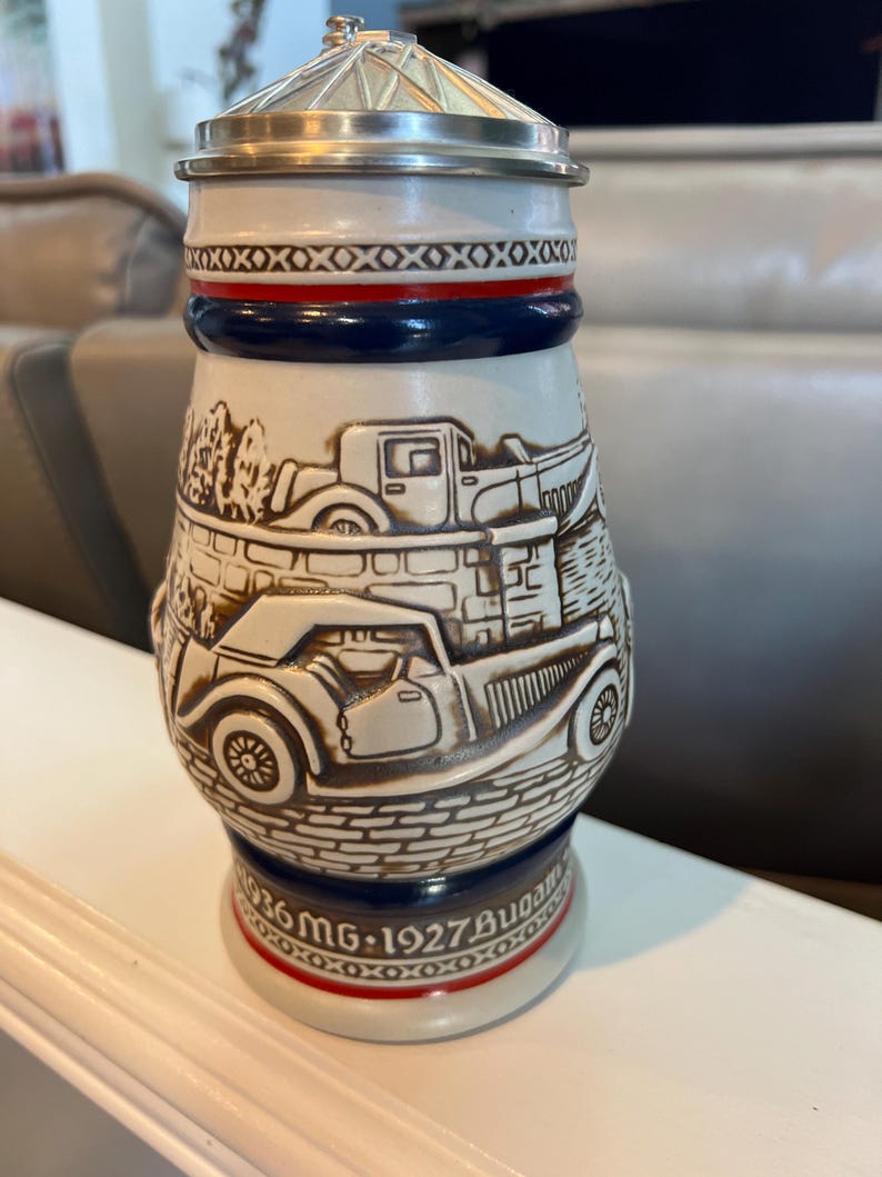 Avon 1979 Stanley Steamer Lidded Beer Stein - Etsy