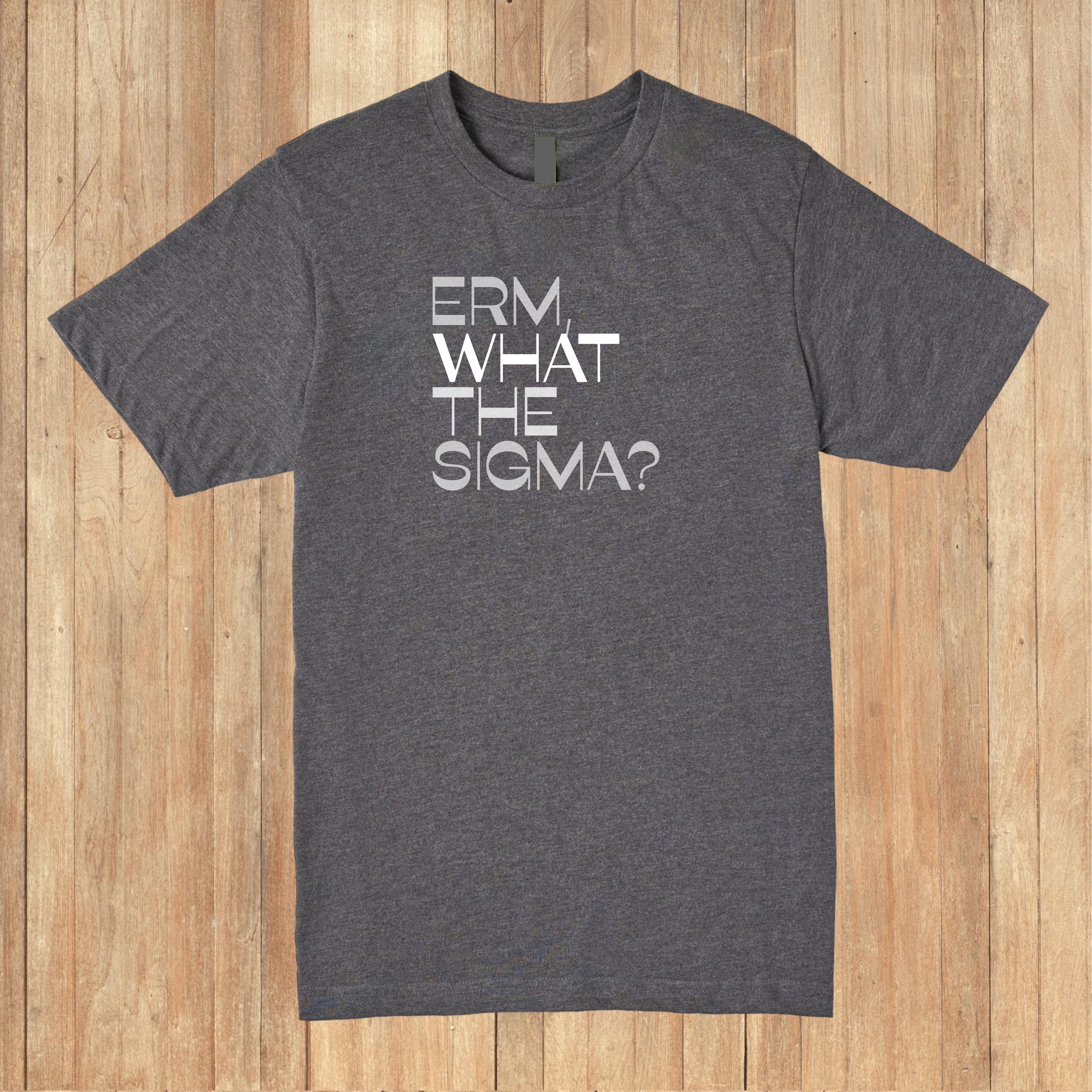 Erm, What the Sigma Shirt, Gen Z Slang, Funny Shirt, Perfect Gift for ...