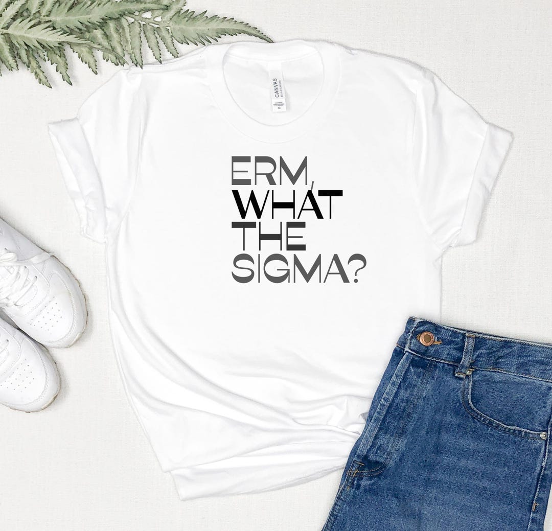 Erm, What the Sigma Shirt, Gen Z Slang, Funny Shirt, Funny Gift, What ...