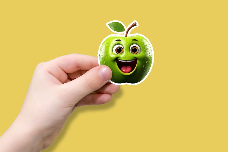 Cute Fruit Stickers, Waterproof Viny, Stickers, Fun Colorful Fruit ...