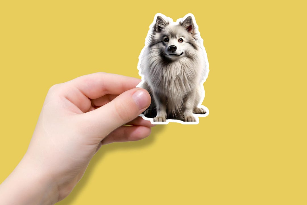 American Eskimo Dog Sticker, Waterproof Vinyl Decal - Etsy
