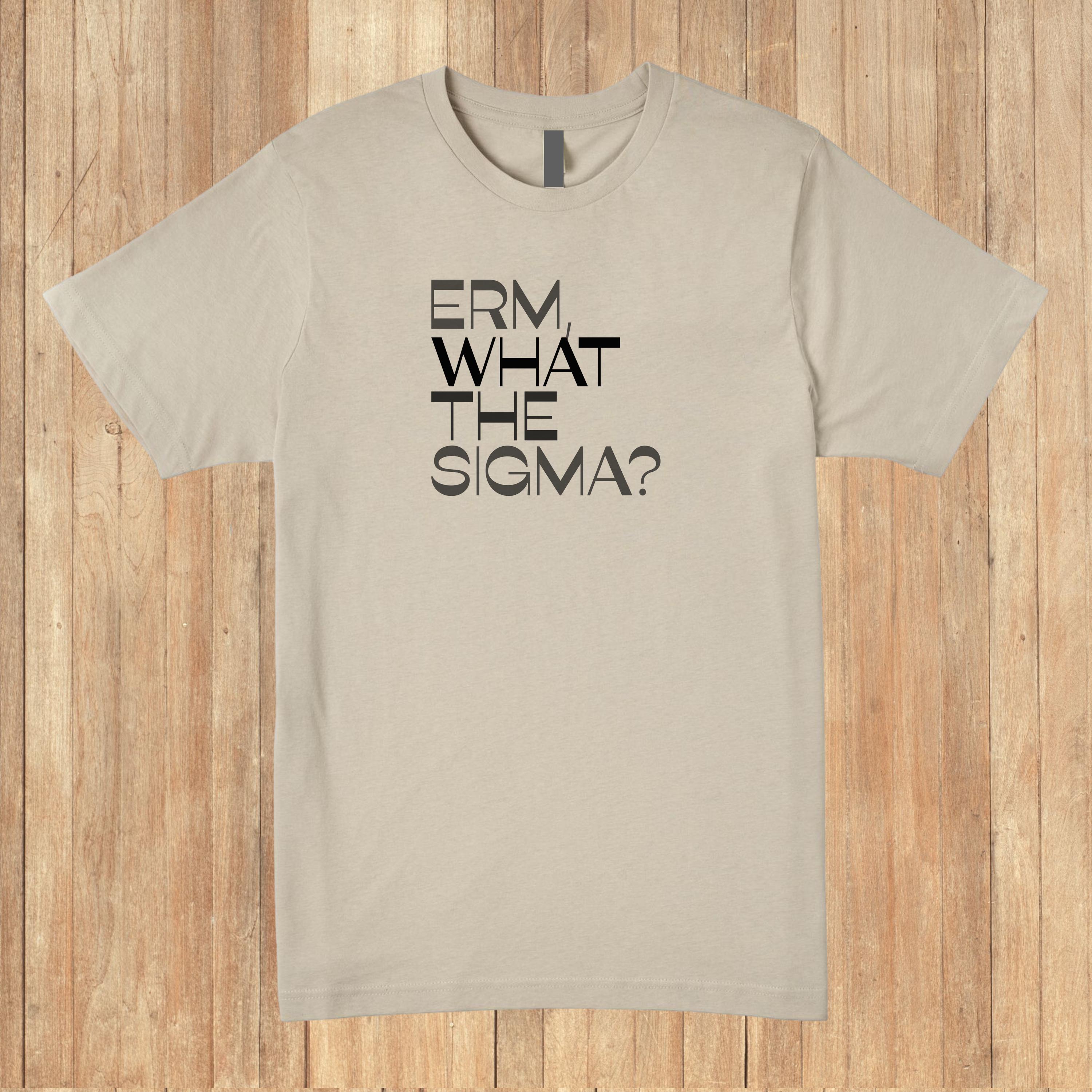 Erm, What the Sigma Shirt, Gen Z Slang, Funny Shirt, Perfect Gift for ...