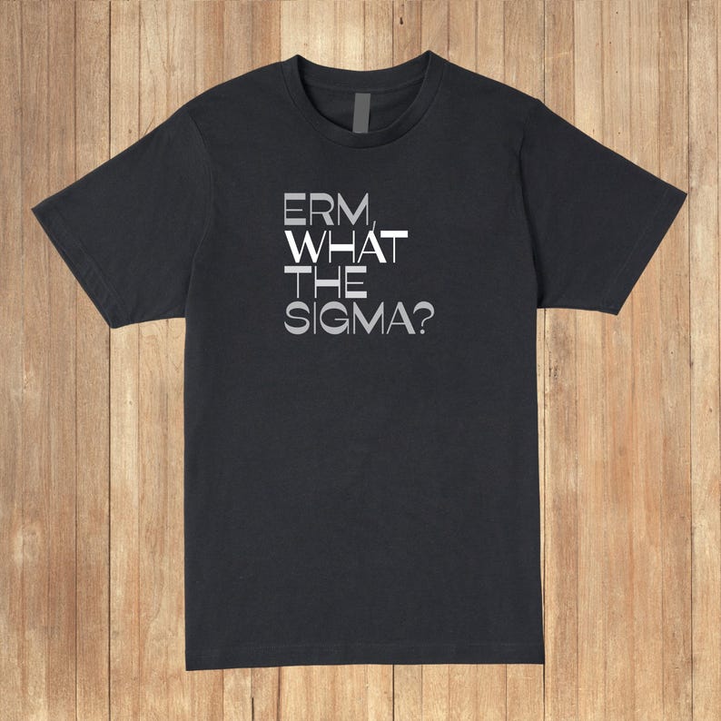 Erm, What the Sigma Shirt, Gen Z Slang, Funny Shirt, Perfect Gift for ...