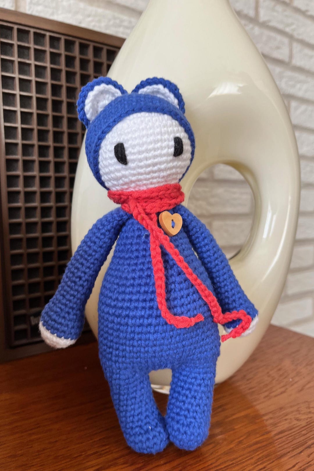 Handmade Knitted Chipmunk , Amigurumi Crochet, Handcrafted Crochet Toy ...