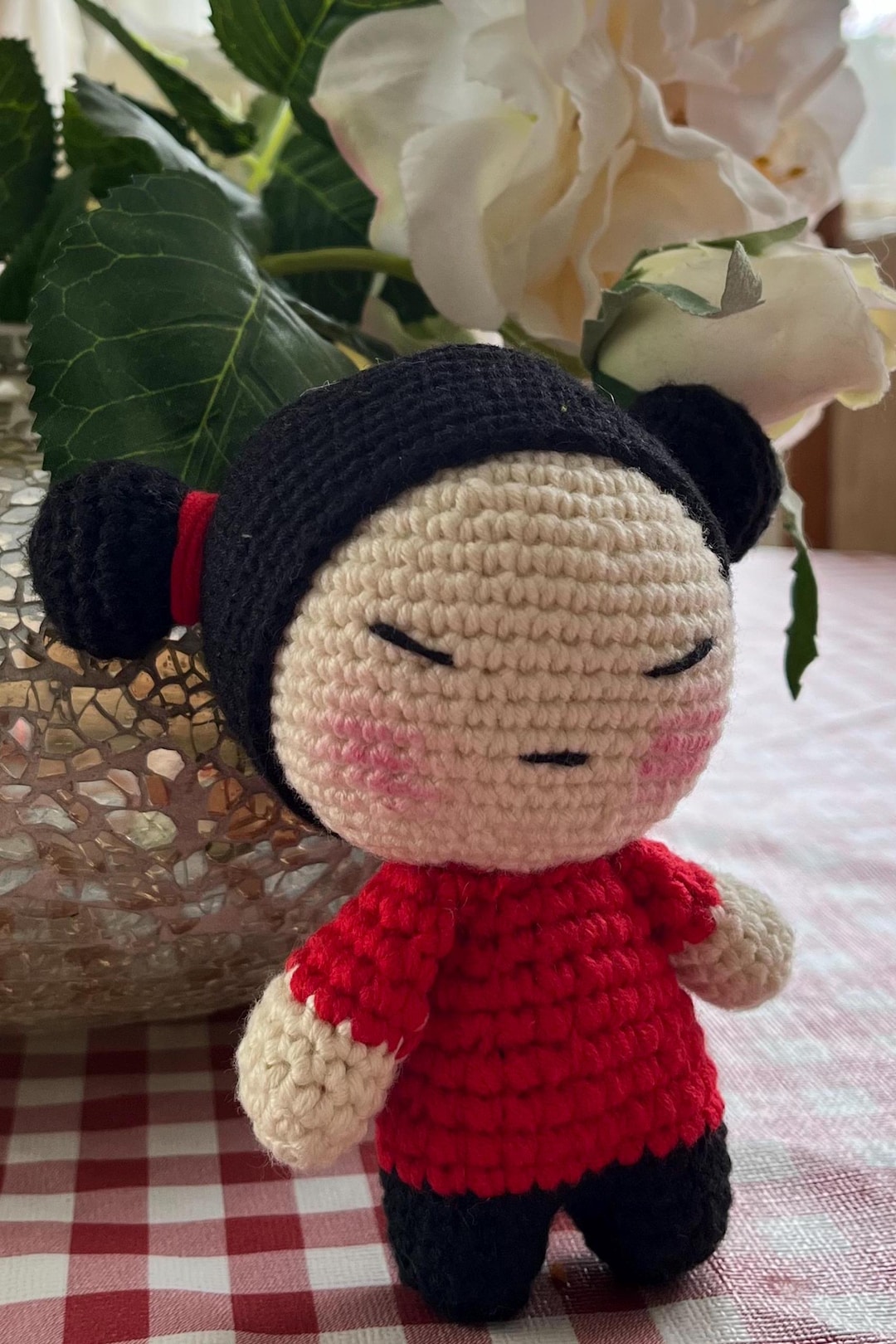 Handmade Knitted Pucca, Amigurumi Crochet, Handcrafted Crochet Toy ...