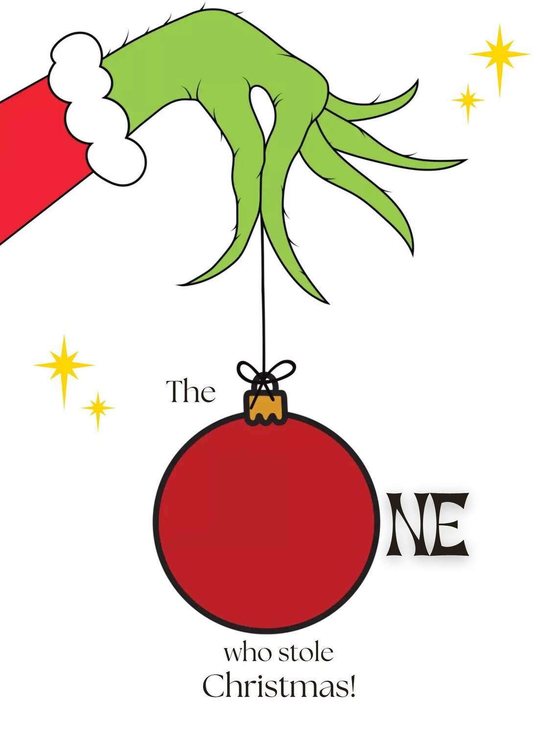 Printable-he's a Mean One Grinch First Birthday Poster, Christmas ...