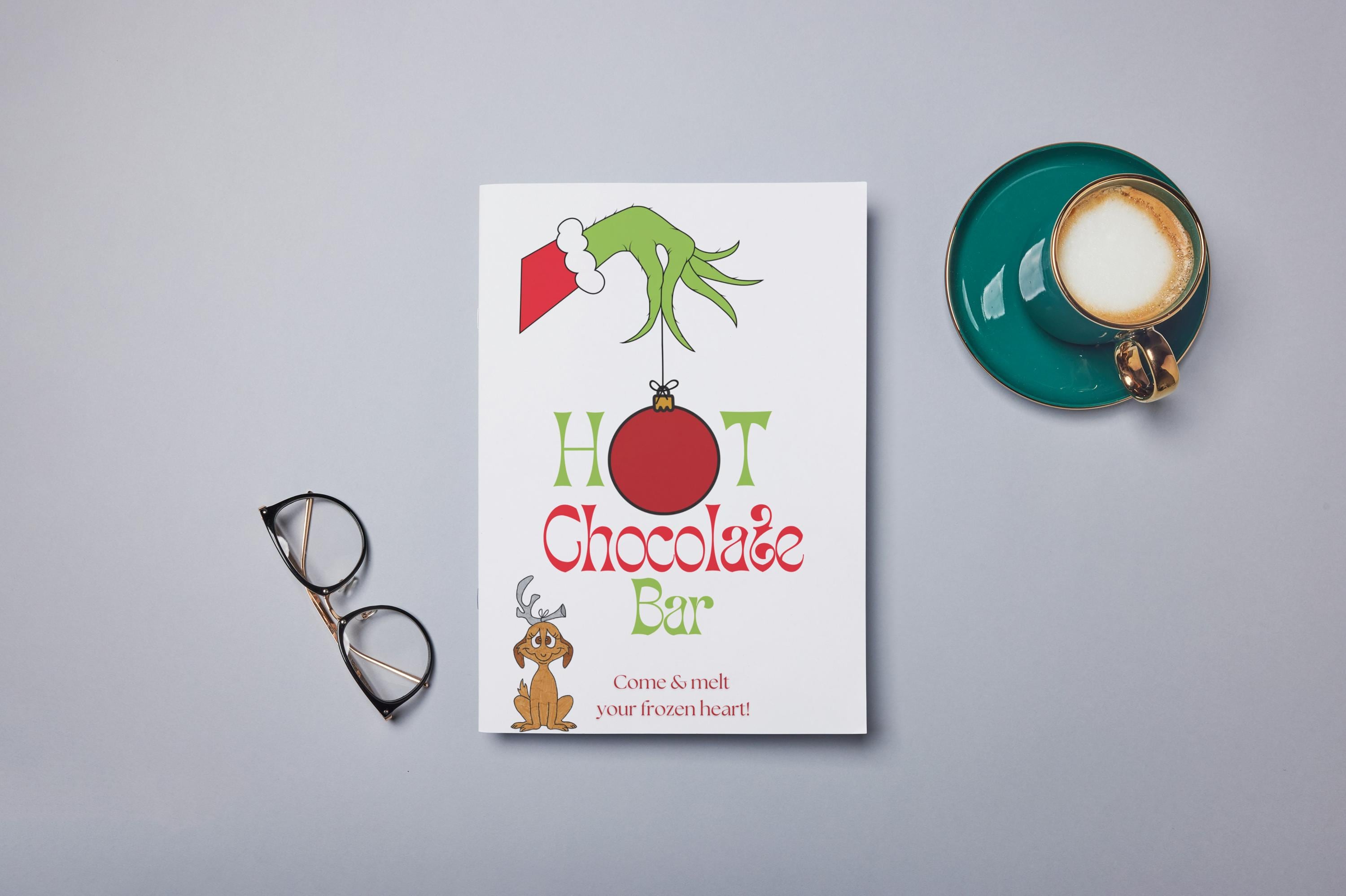 Printable- Grinch Hot Chocolate Bar Printable 4x6 & 8x10 Sign ...