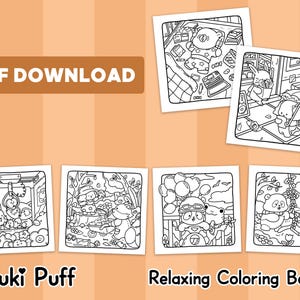 Cozy Times: Cute Animal Characters in Cozy Hygge Moments Coloring Book ...