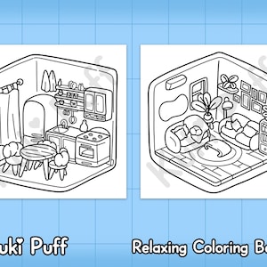 Cozy Corner: Cute Adorable Designs of Cozy, Hygge Spaces Coloring Book ...