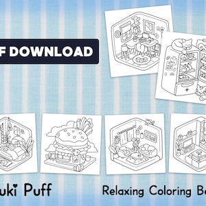 Cozy Corner: Cute Adorable Designs of Cozy, Hygge Spaces Coloring Book ...