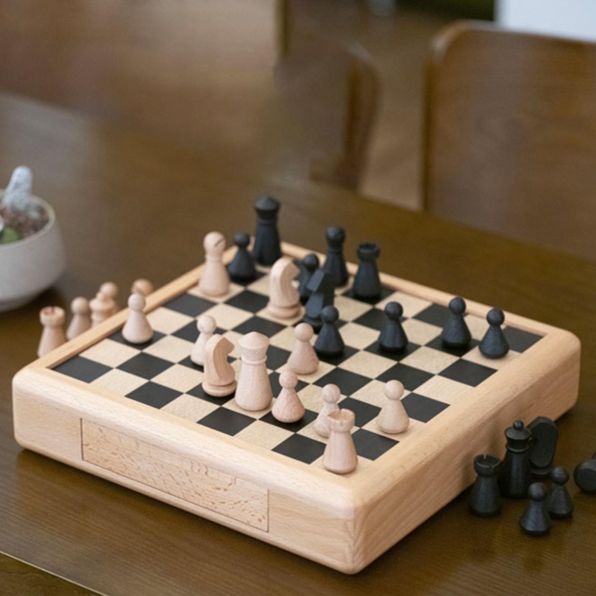 Wooden Chess Set,portable Chess Set,handmade Chess Set,solid Wood Chess ...