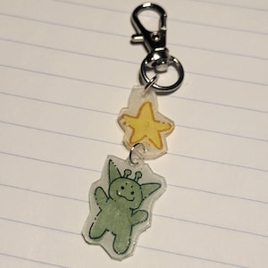 Alien Keychain and Sticker Bundle - Etsy