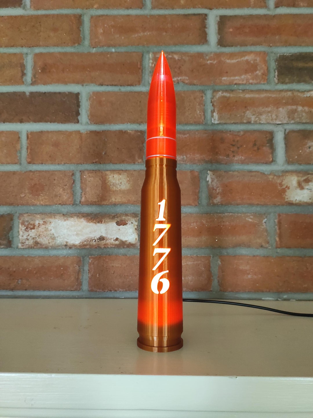1776 Giant Bullet Light - A10 Warthog Shell Lamp - 30 MM Cannon Light ...