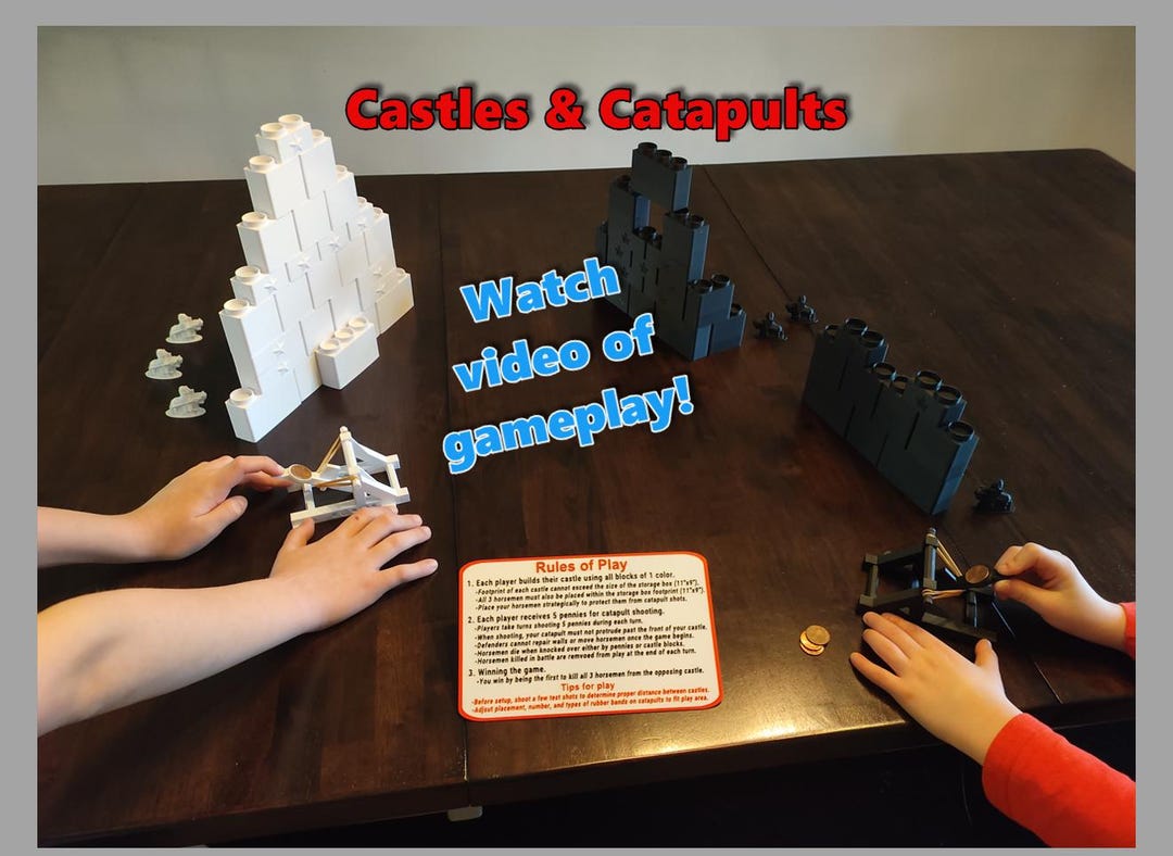 Castles & Catapults Game **WATCH VIDEO** Build Then Destroy Castles ...