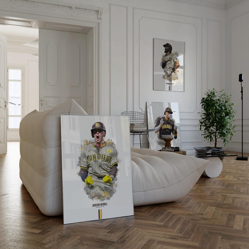 Baseball Art Padres - Etsy