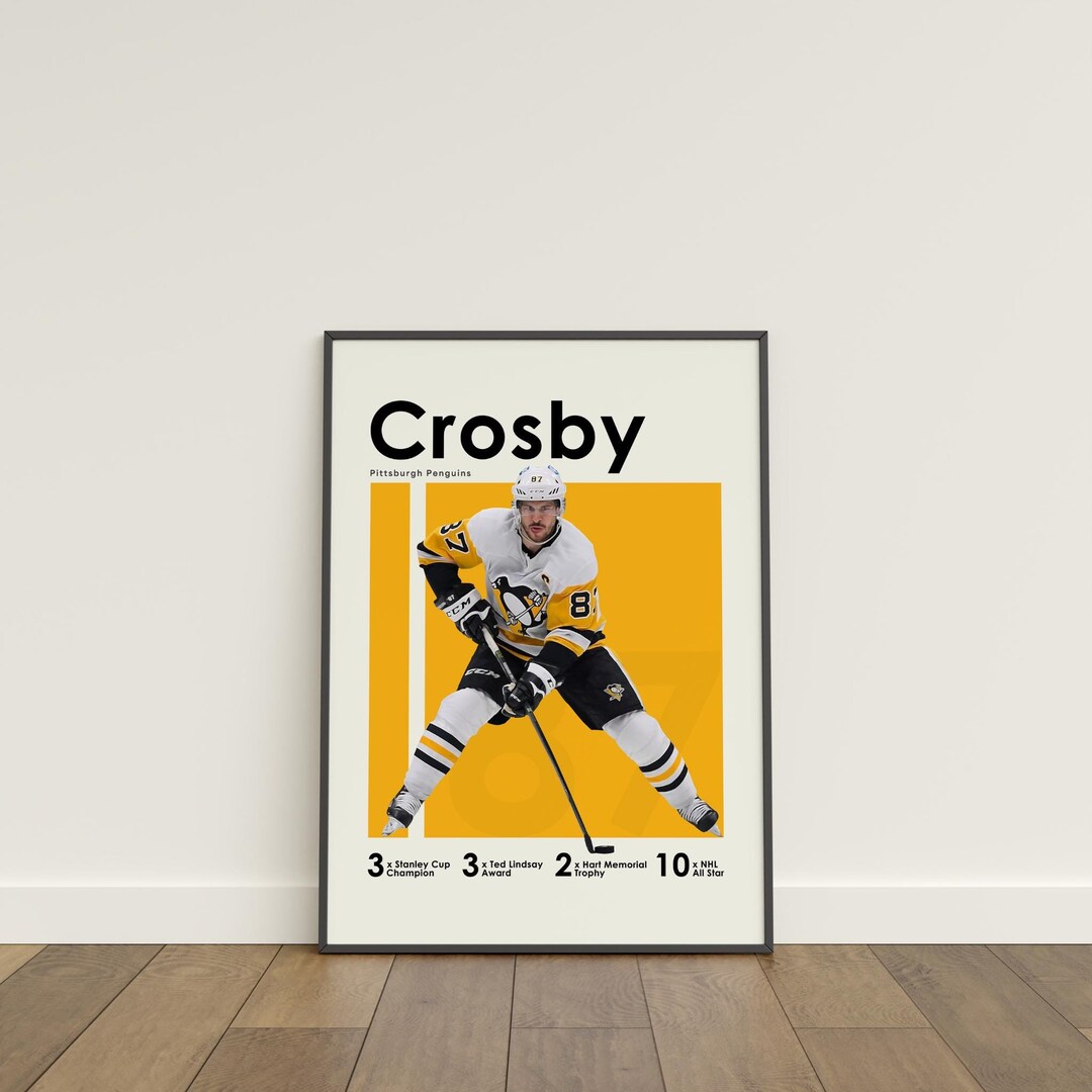 Sidney Crosby Poster, Hockey Poster, NHL Poster, Sports Poster ...