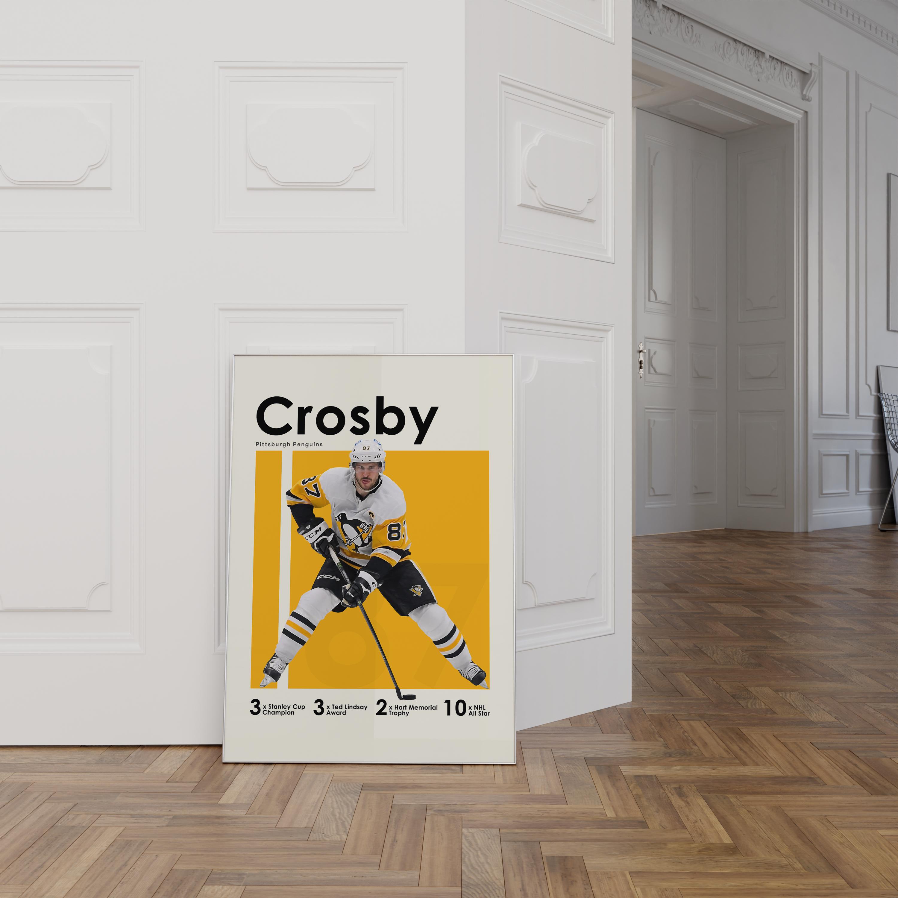 Sidney Crosby Poster, Hockey Poster, NHL Poster, Sports Poster ...