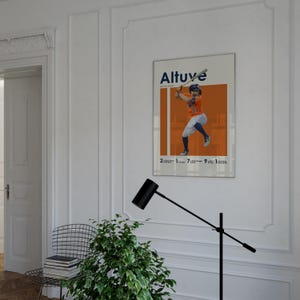 Jose Altuve Poster, Baseball Poster, MLB Poster, Sports Poster, Houston ...