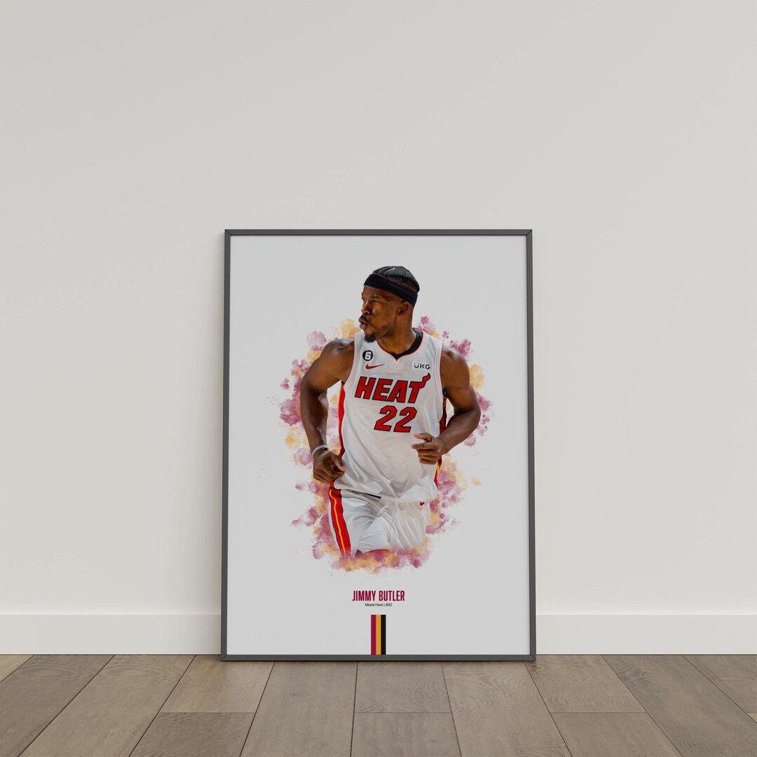 Jimmy Butler Poster, Basketball Poster, NBA Poster, Sports Poster ...