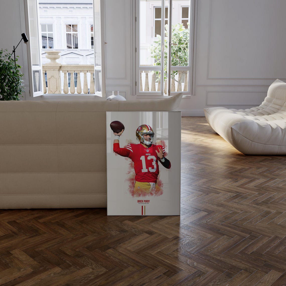 Brock Purdy Poster, American Football Poster, NFL Poster, Sports Poster ...