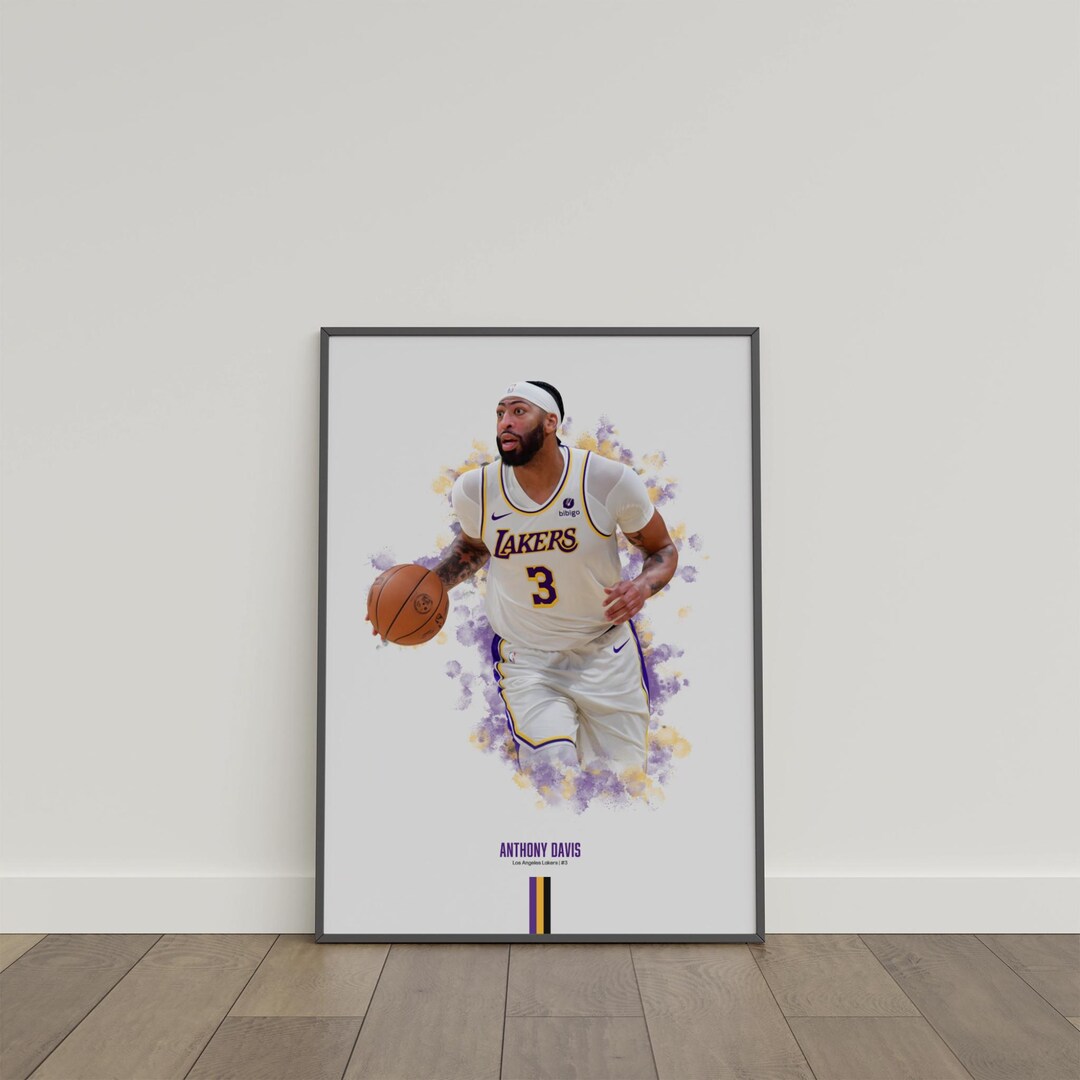 Anthony Davis Poster, Basketball Poster, NBA Poster, Sports Poster, Los ...