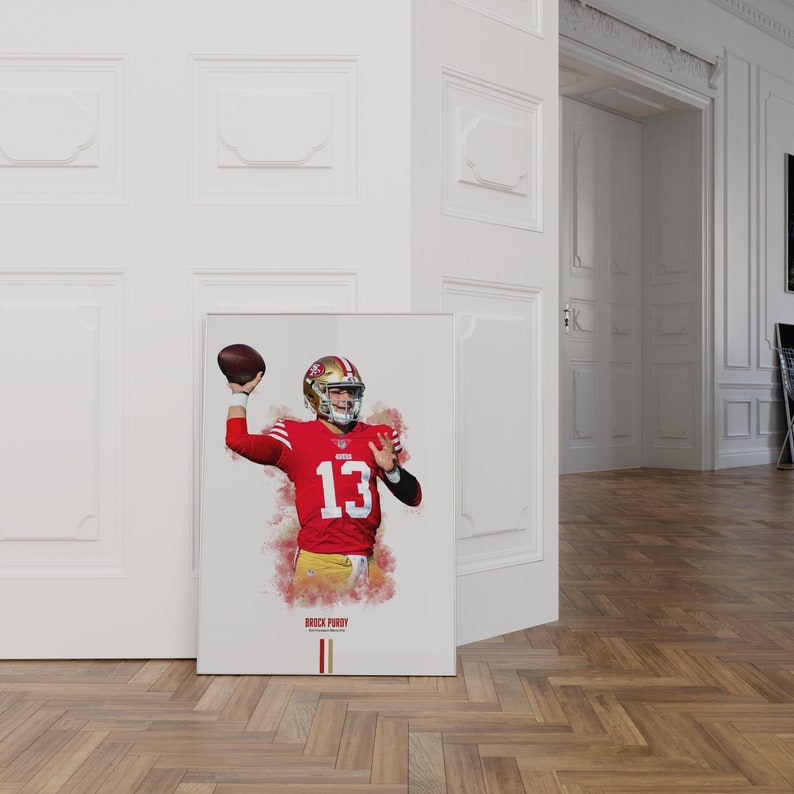 Brock Purdy Poster, American Football Poster, NFL Poster, Sports Poster ...