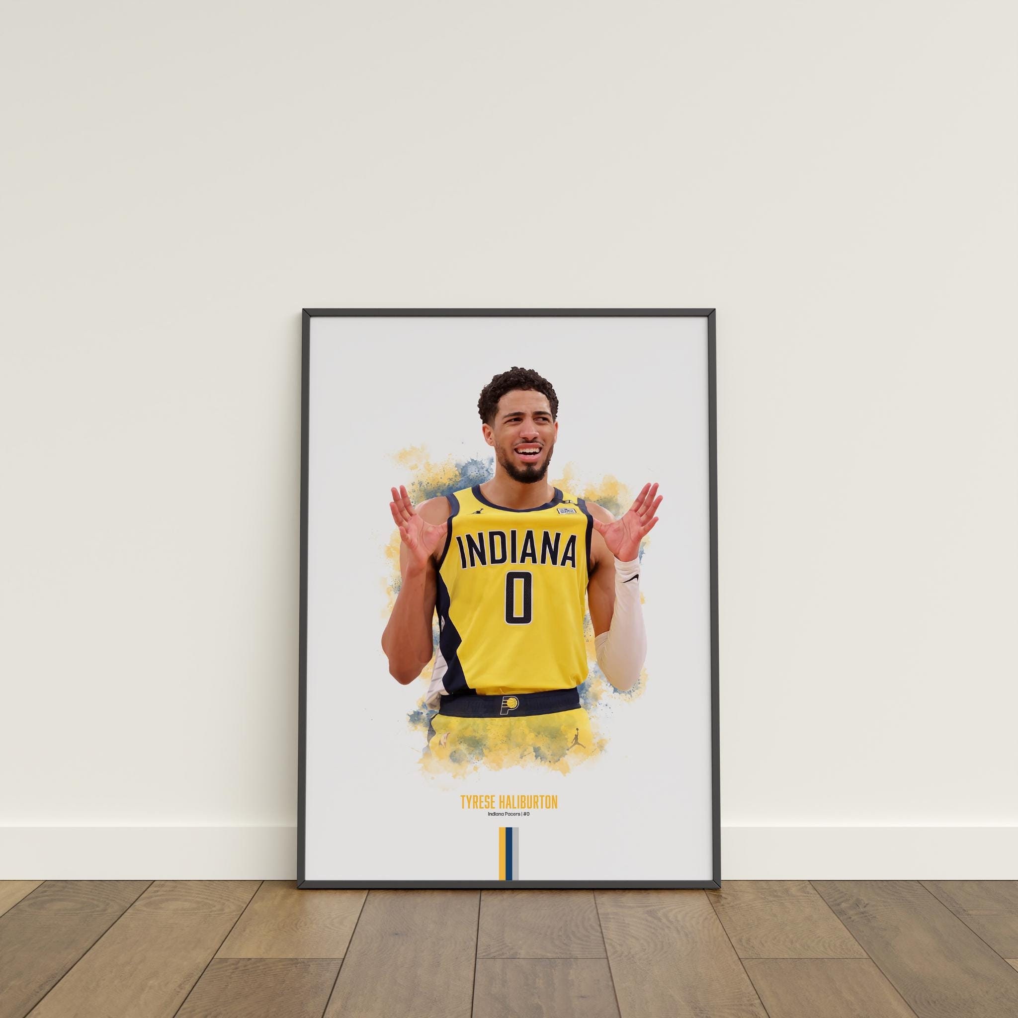 Tyrese Haliburton Poster, Basketball Poster, NBA Poster, Sports Poster ...