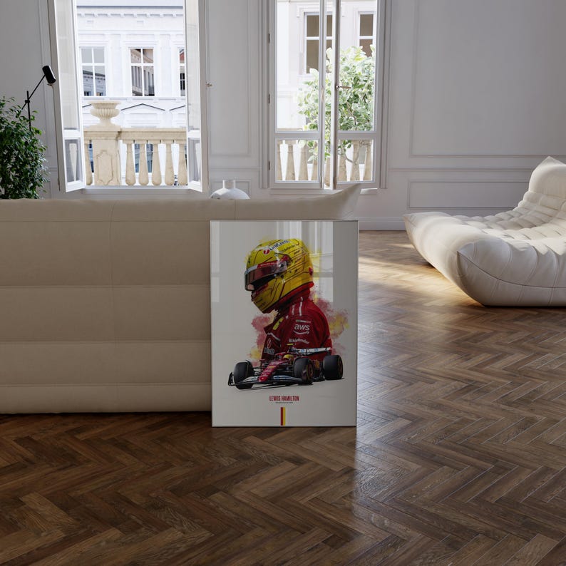 Lewis Hamilton 2025 Poster, Formula 1 Poster, Car Poster, Sports Poster ...