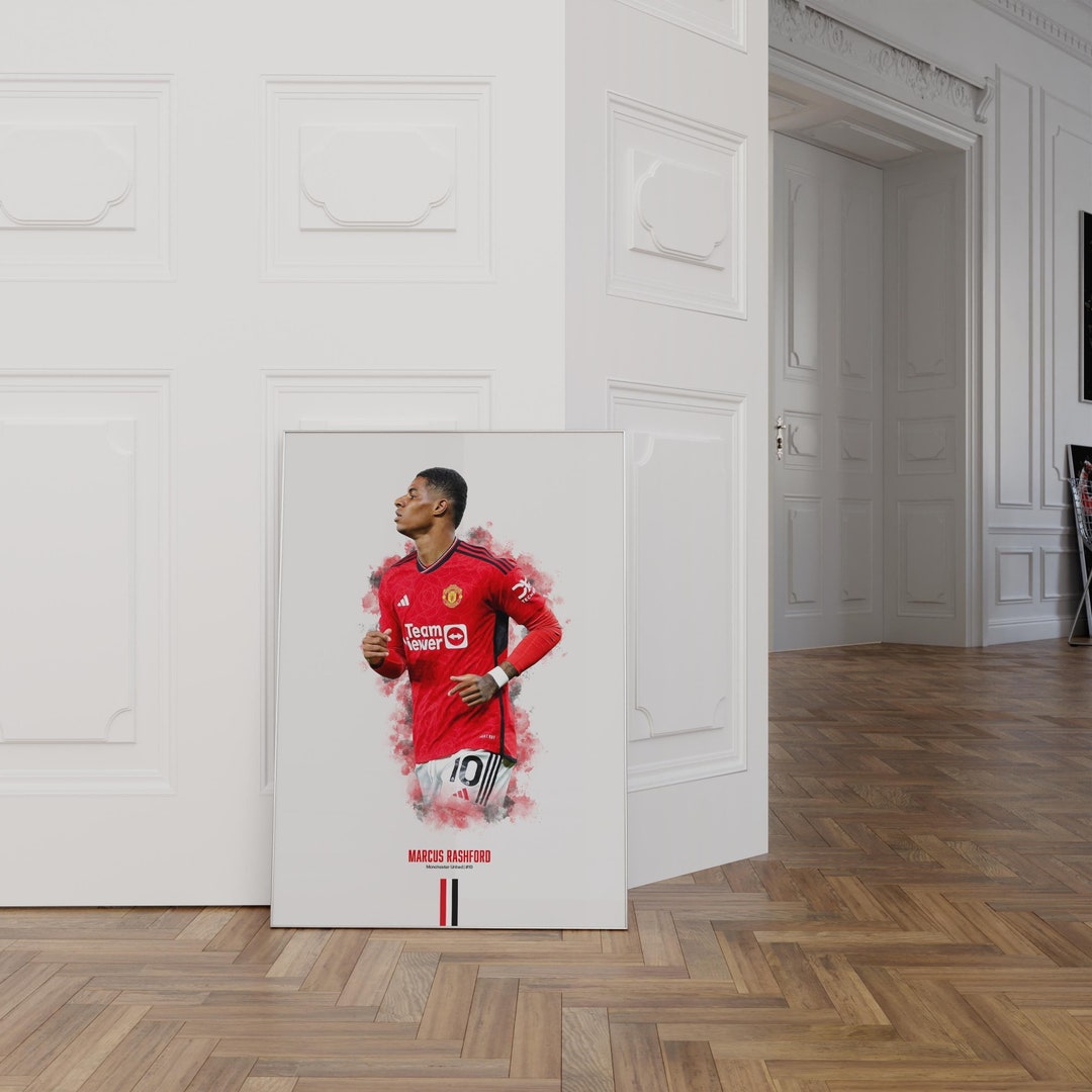 Marcus Rashford Poster, Football Poster, Soccer Poster, Sports Poster ...