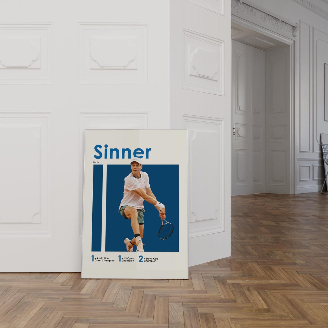 Jannik Sinner Poster, Tennis Poster, Tennis Print, Sports Poster, Wall ...