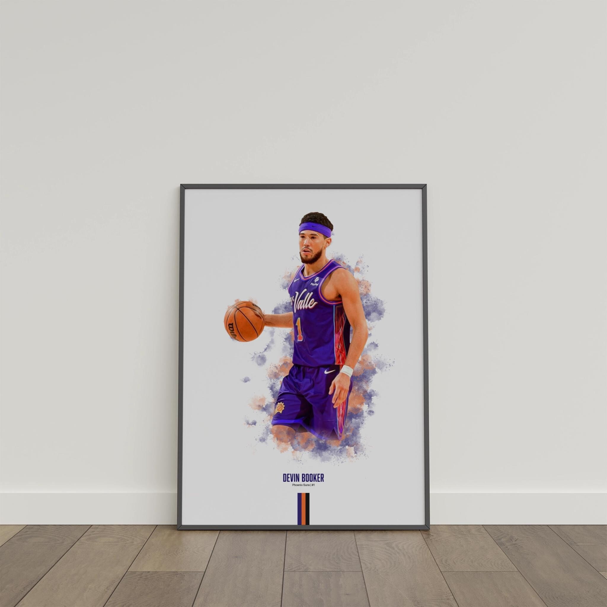 Devin Booker Poster, Basketball Poster, NBA Poster, Sports Poster ...