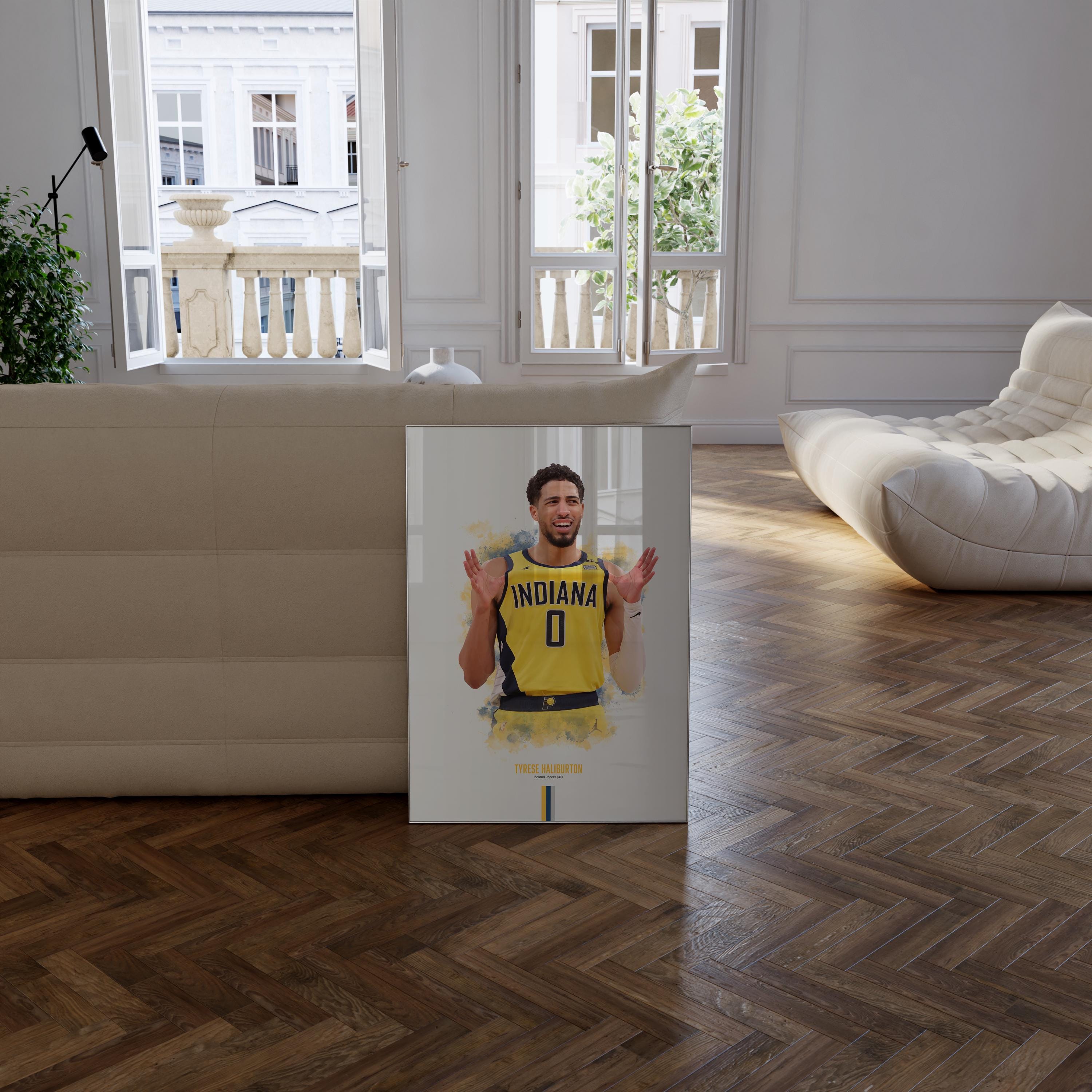 Tyrese Haliburton Poster, Basketball Poster, NBA Poster, Sports Poster ...