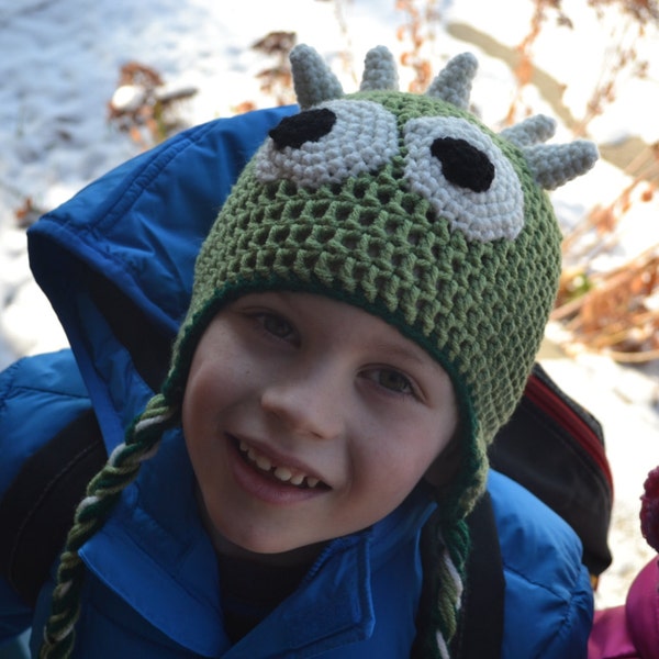 Green Monster Hat - Etsy