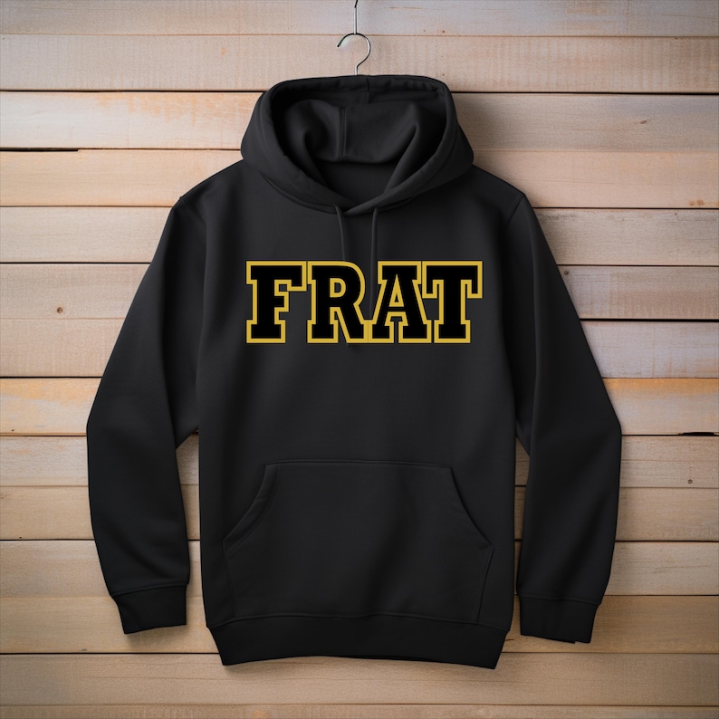 Frat Gear in Black and Gold - Etsy