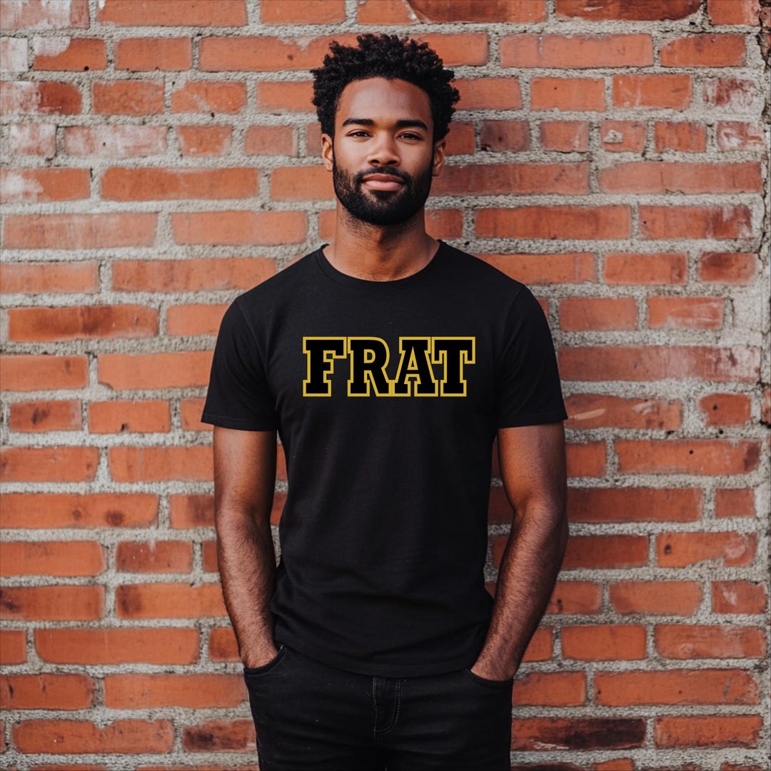 Frat Gear in Black and Gold - Etsy