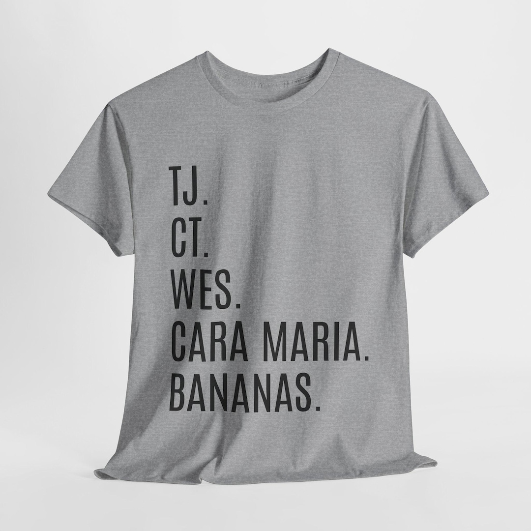 The Challenge MTV T-shirt: TJ Lavin, CT, Wes, Cara Maria, Bananas - Etsy